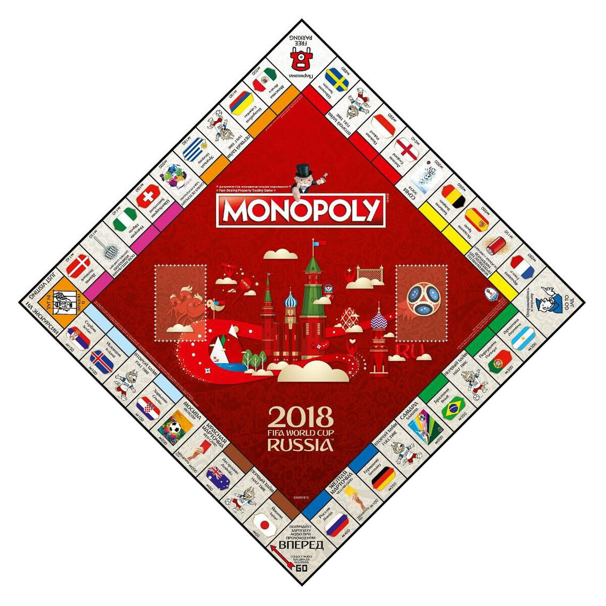 Monopoly Board Game FIFA World Cup Russia 2018 Edition – Buy In Trade